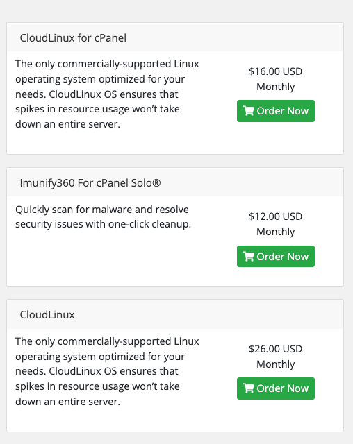 How to order CloudLinux license from the cPanel store – cPanel