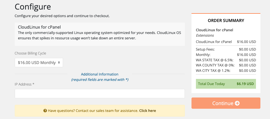 How to order CloudLinux license from the cPanel store – cPanel