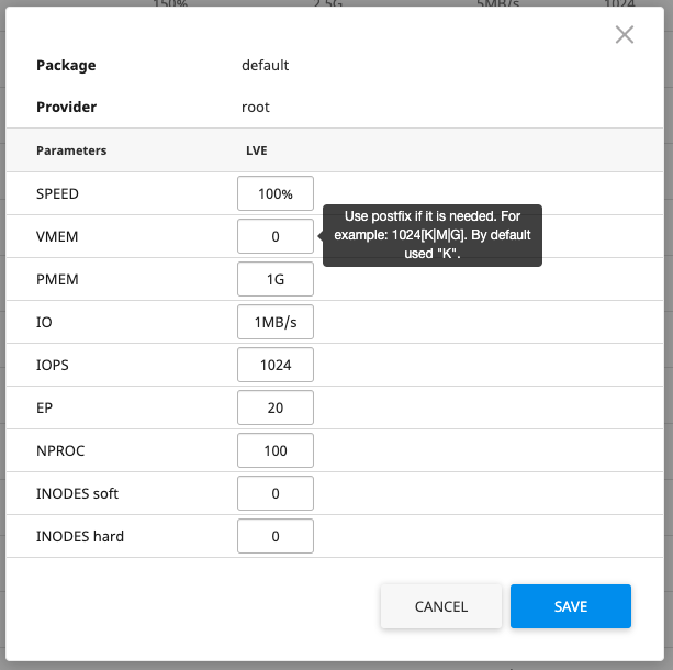 How to adjust user Inode limits via CloudLinux's LVE – cPanel