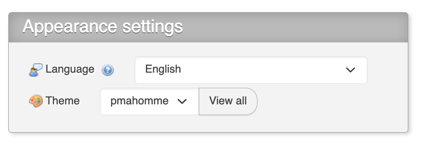 How to upload additional themes for PHPMyAdmin – cPanel