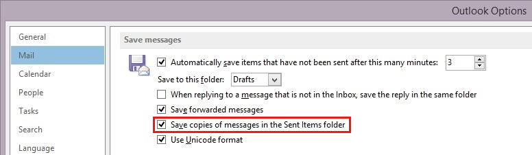 E mails Are Not Being Saved To The Sent Folder CPanel